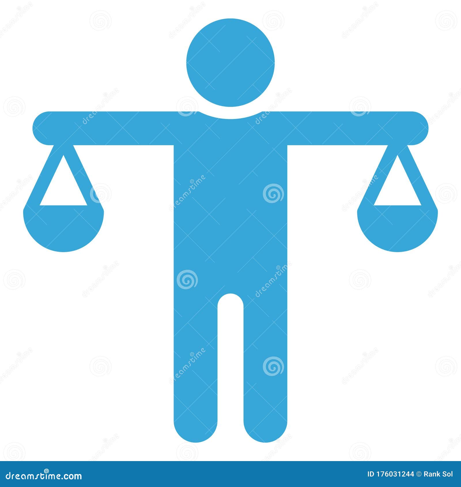 Balance, Equal Opportunities Vector Icon Which Can Easily Modify Stock ...