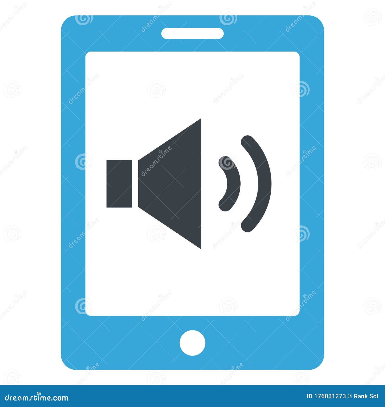 Mobile Tone, Mobile Volume Vector Icon Which Can Easily Modify Stock ...
