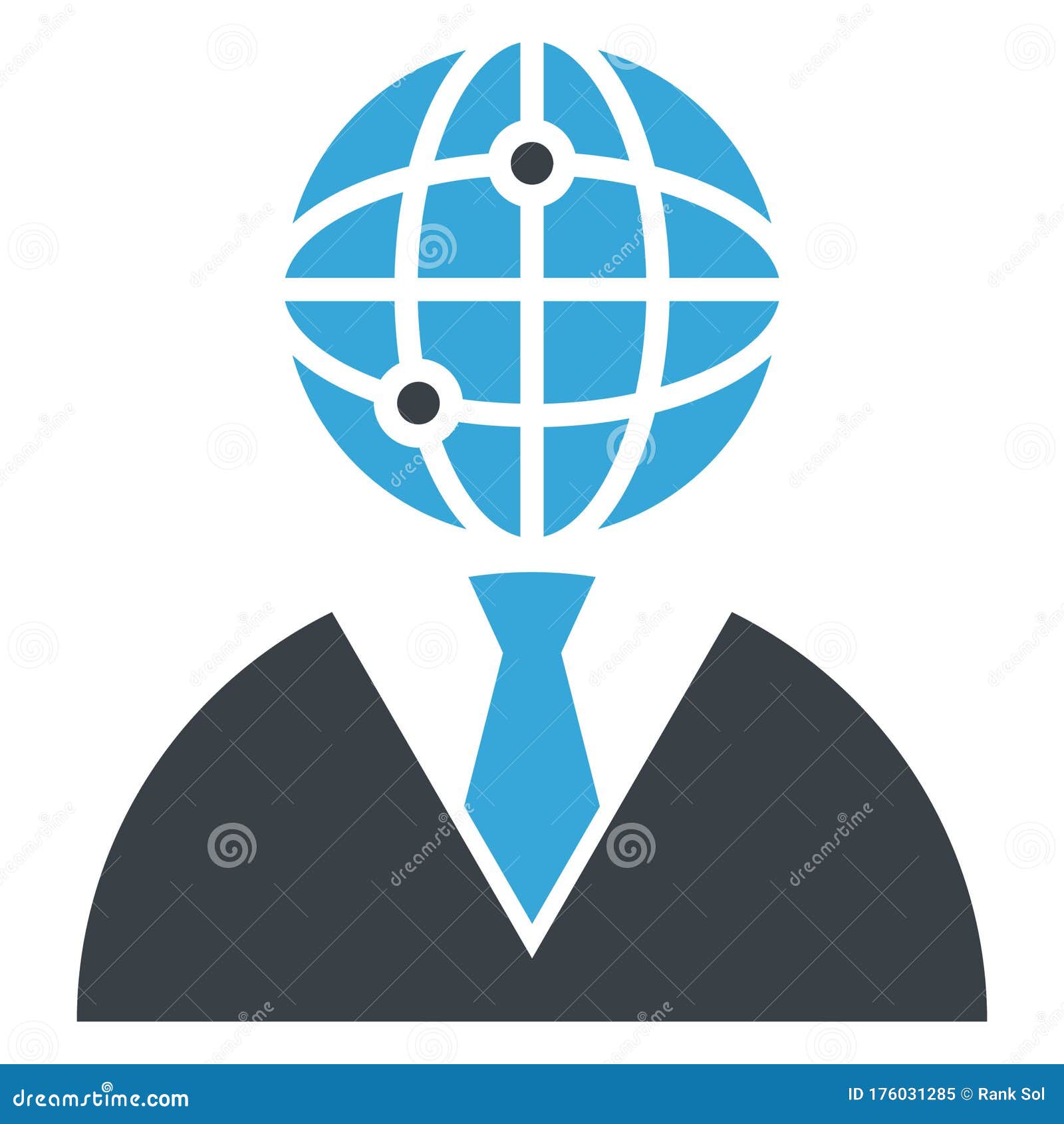 Global Consultants, Global Contract Vector Icon Which Can Easily Modify ...