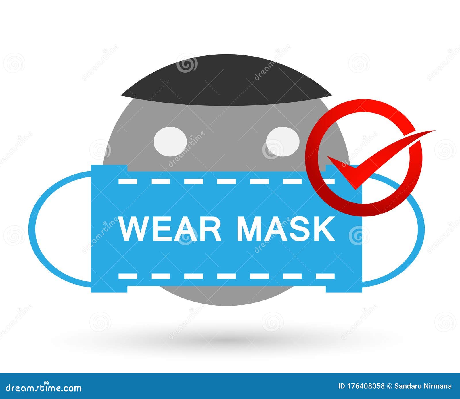Wear Mask Protect Lungs of Globe Children People from Virus Corona ...