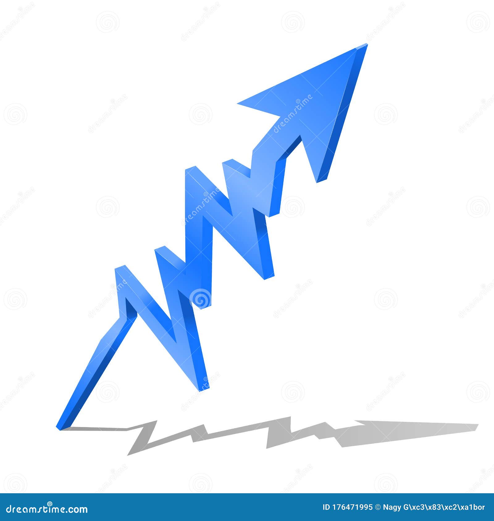 GROWTH ARROW. TEMPLATE BUSINESS SYMBOL. GRAPHIC ELEMENTS. Stock Vector ...