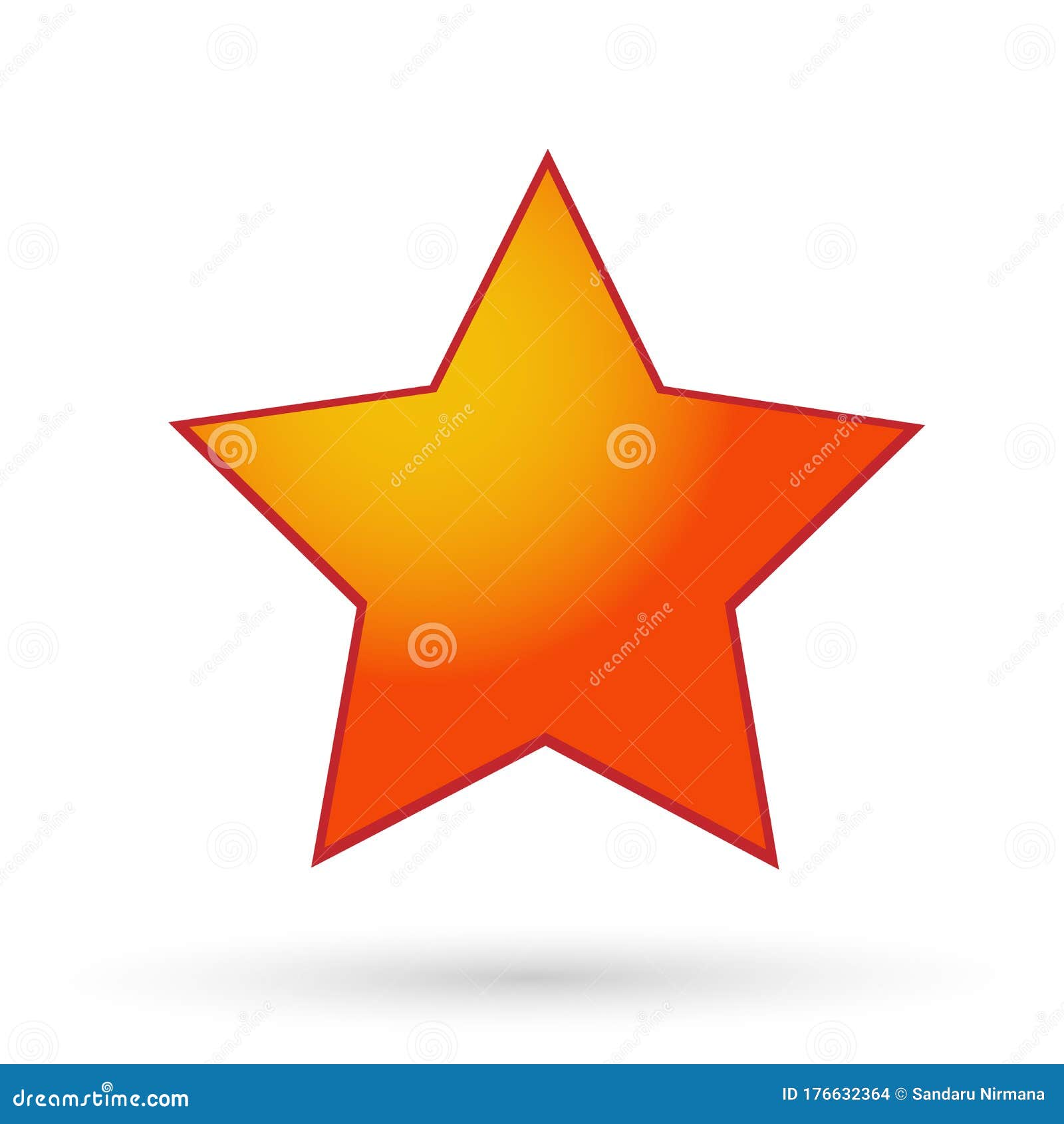 Yellow Gold Orange Bright Star Icon Logo Vector Stock Vector ...