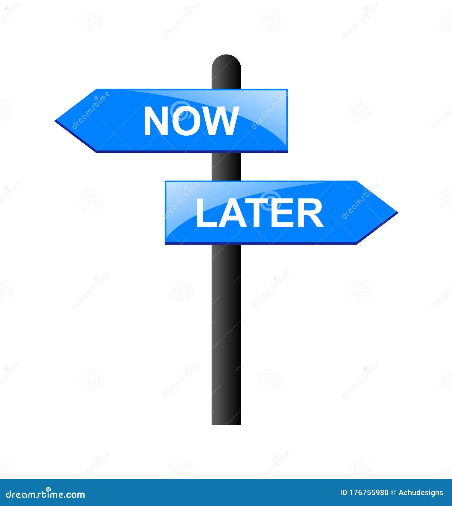 Checklist Now Later Cartoon Vector | CartoonDealer.com #176756271