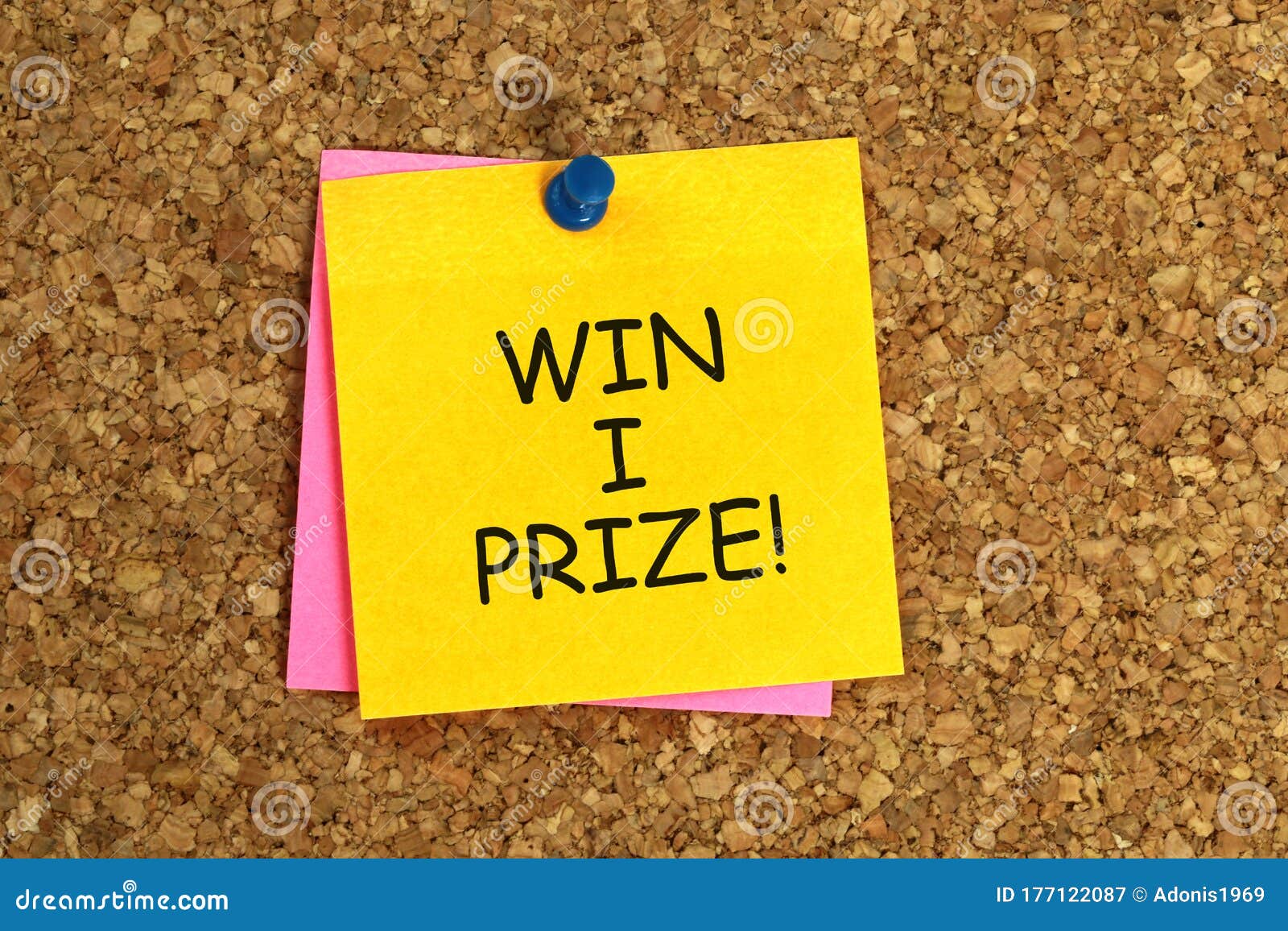 Win i prize post it stock image. Image of inform, hint - 177122087