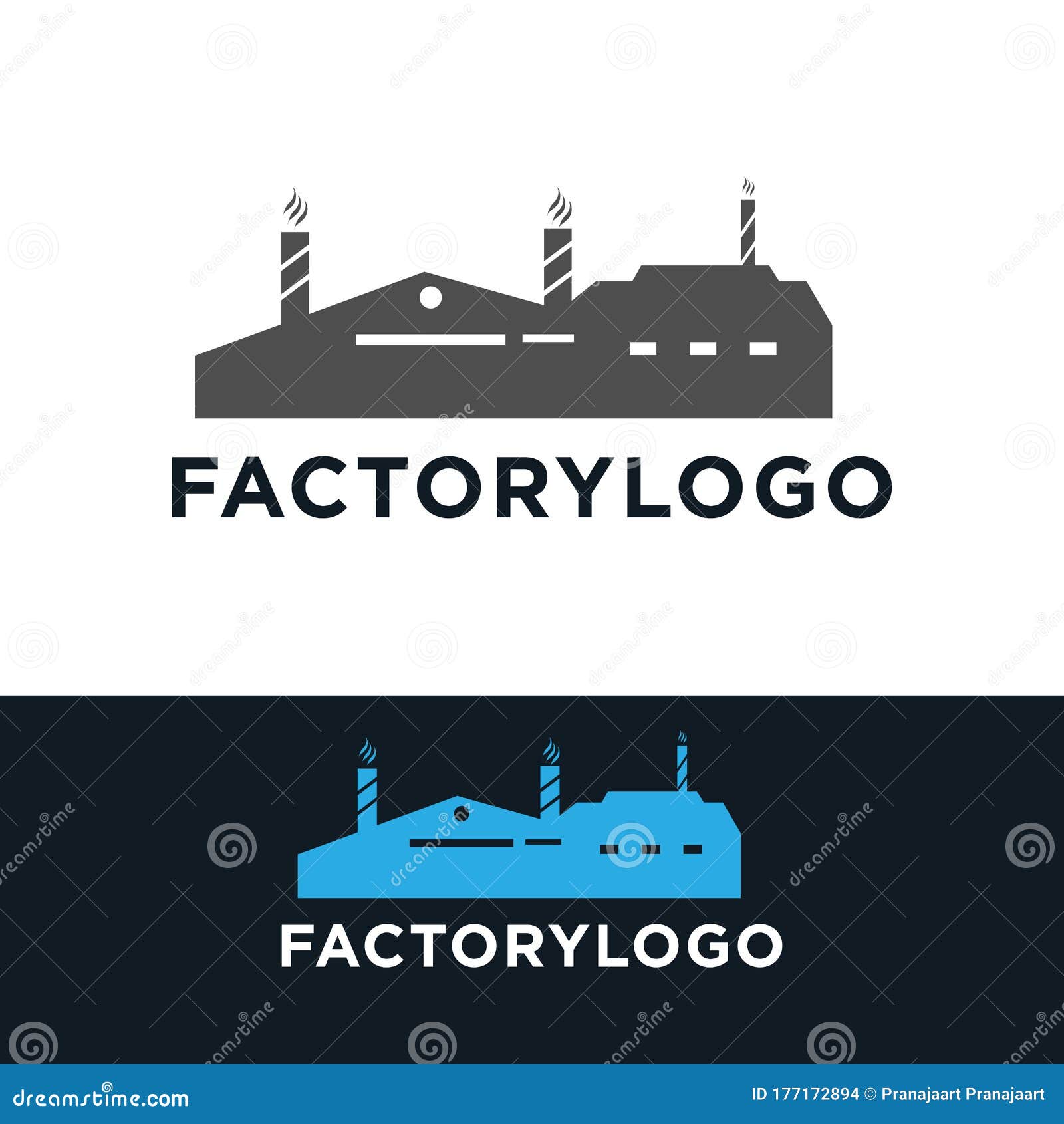 Factory Logo Graphic Design Stock Vector - Illustration of idea ...