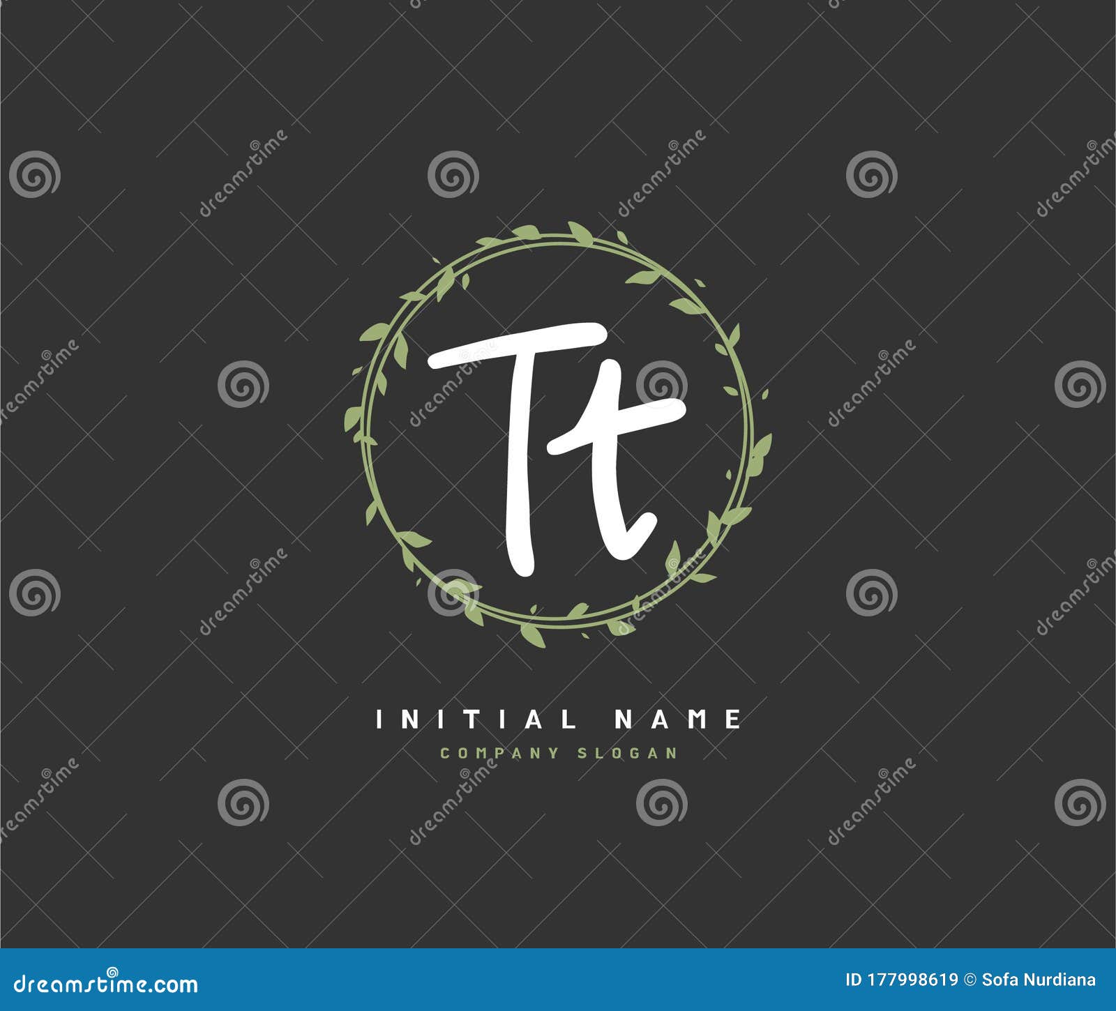 TT Beauty Vector Initial Logo, Handwriting Logo of Initial Signature ...