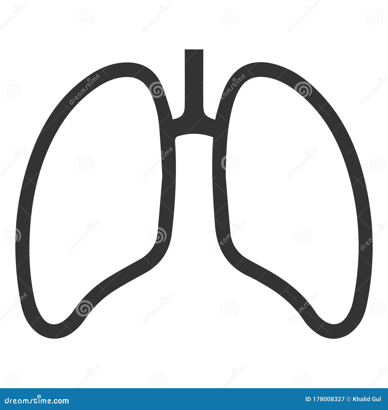 Lungs sign in vector file stock illustration. Illustration of breathe ...