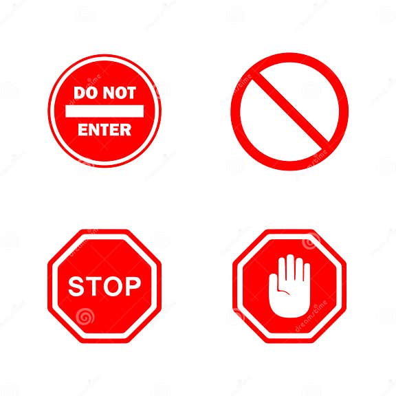 Stop sign in vector file stock illustration. Illustration of ...