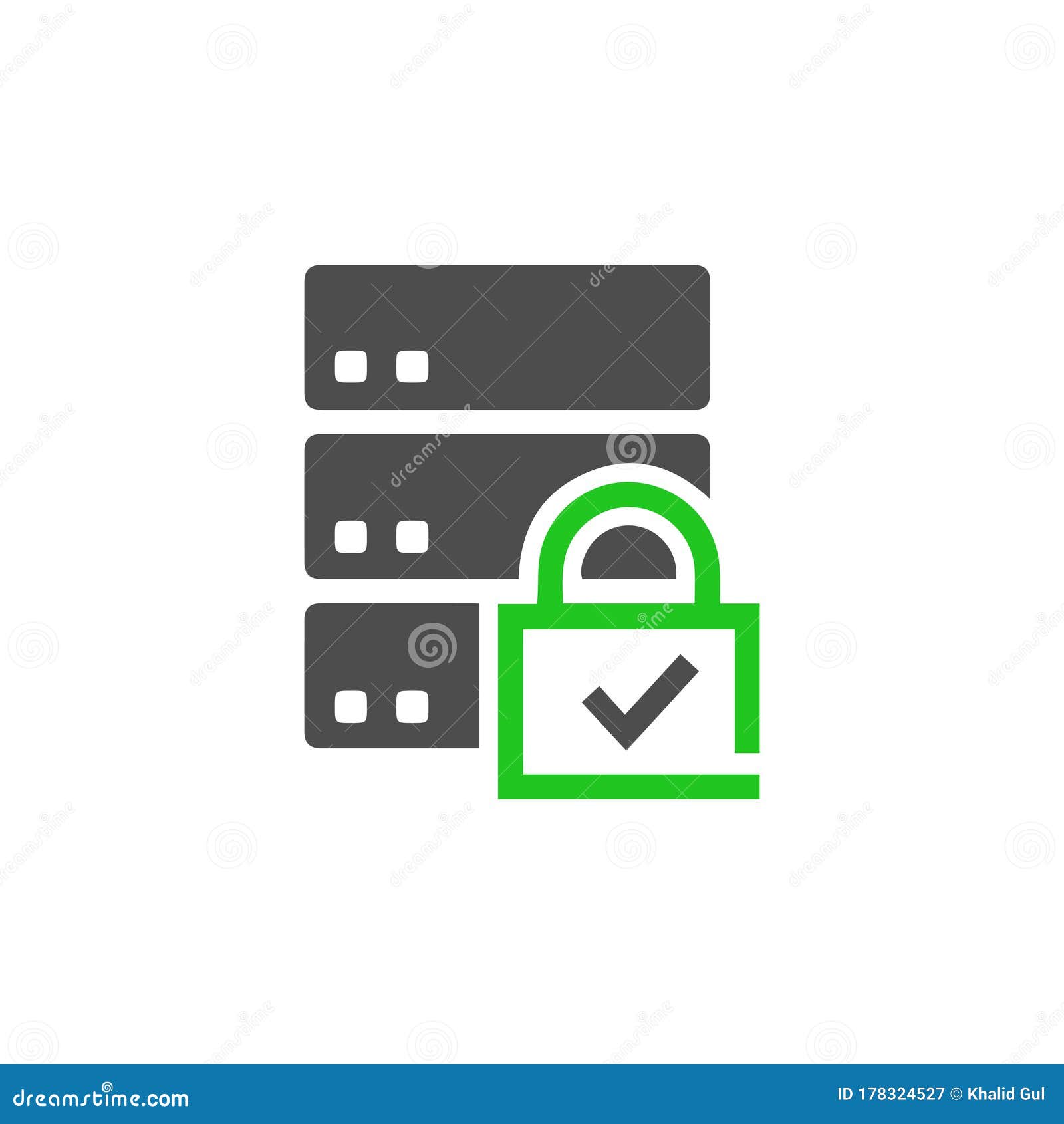 File Security Icon in Vector File for Ui Design Stock Illustration ...