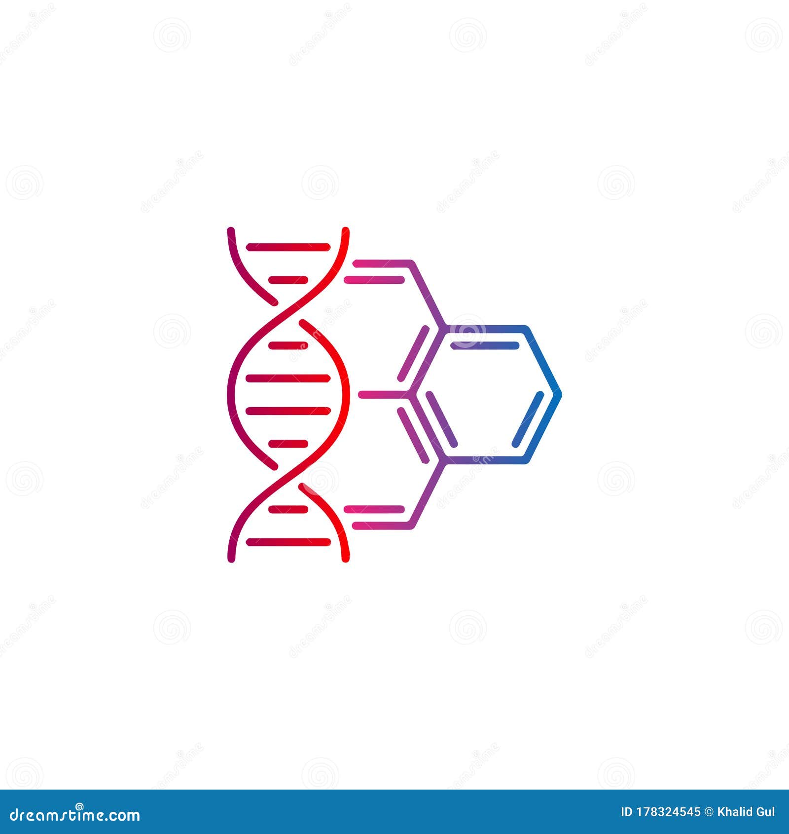 Vector Dark Grey DNA Helix Icon in Vector File Stock Illustration ...