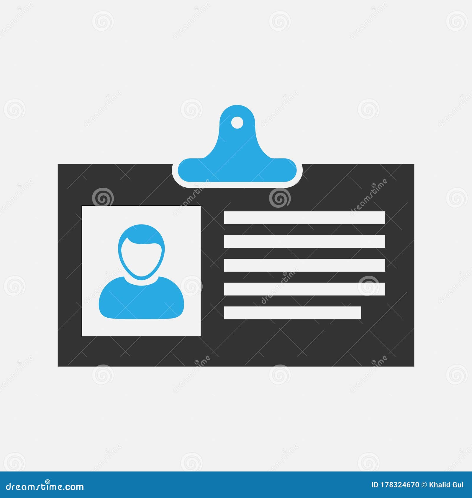 Id Badge Icon Isolated Sign Symbol Vector Illustration Stock ...