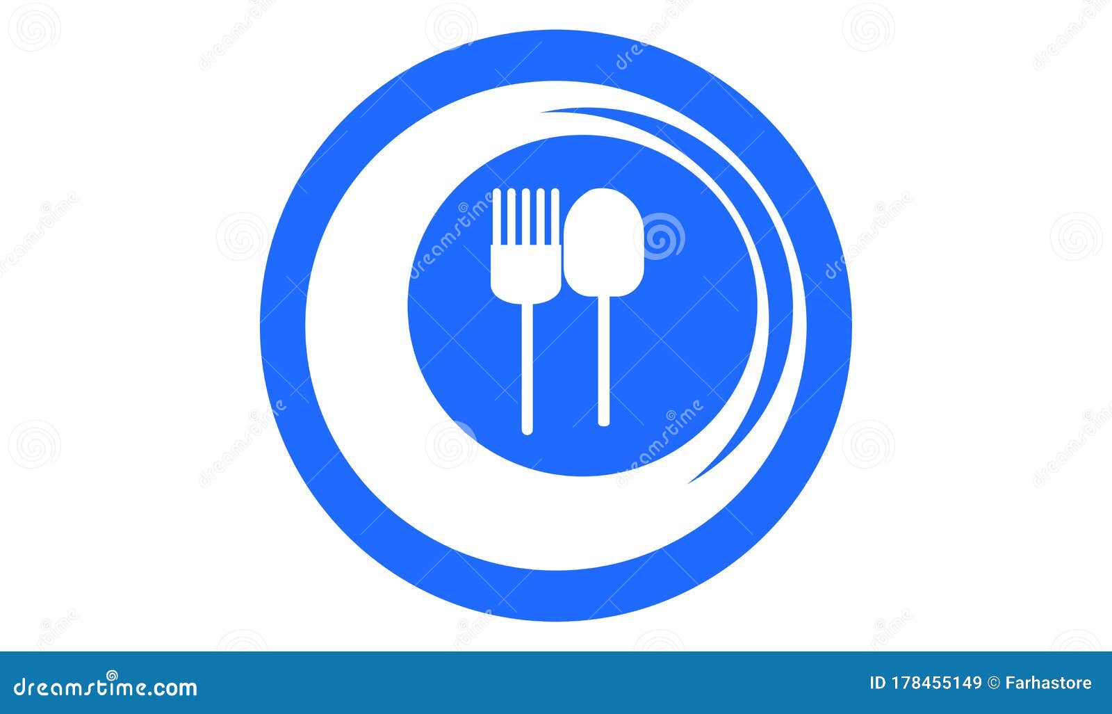 Cutlery Spoon Knife Fork Illustration. Catering and Foods Service ...