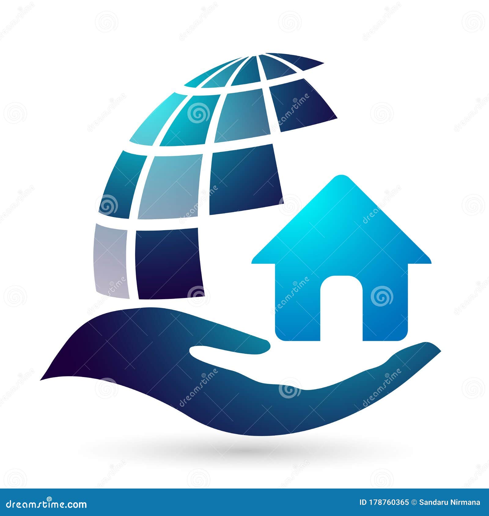 Globe Save Home World People Life Care Taking Care People Save Protect ...