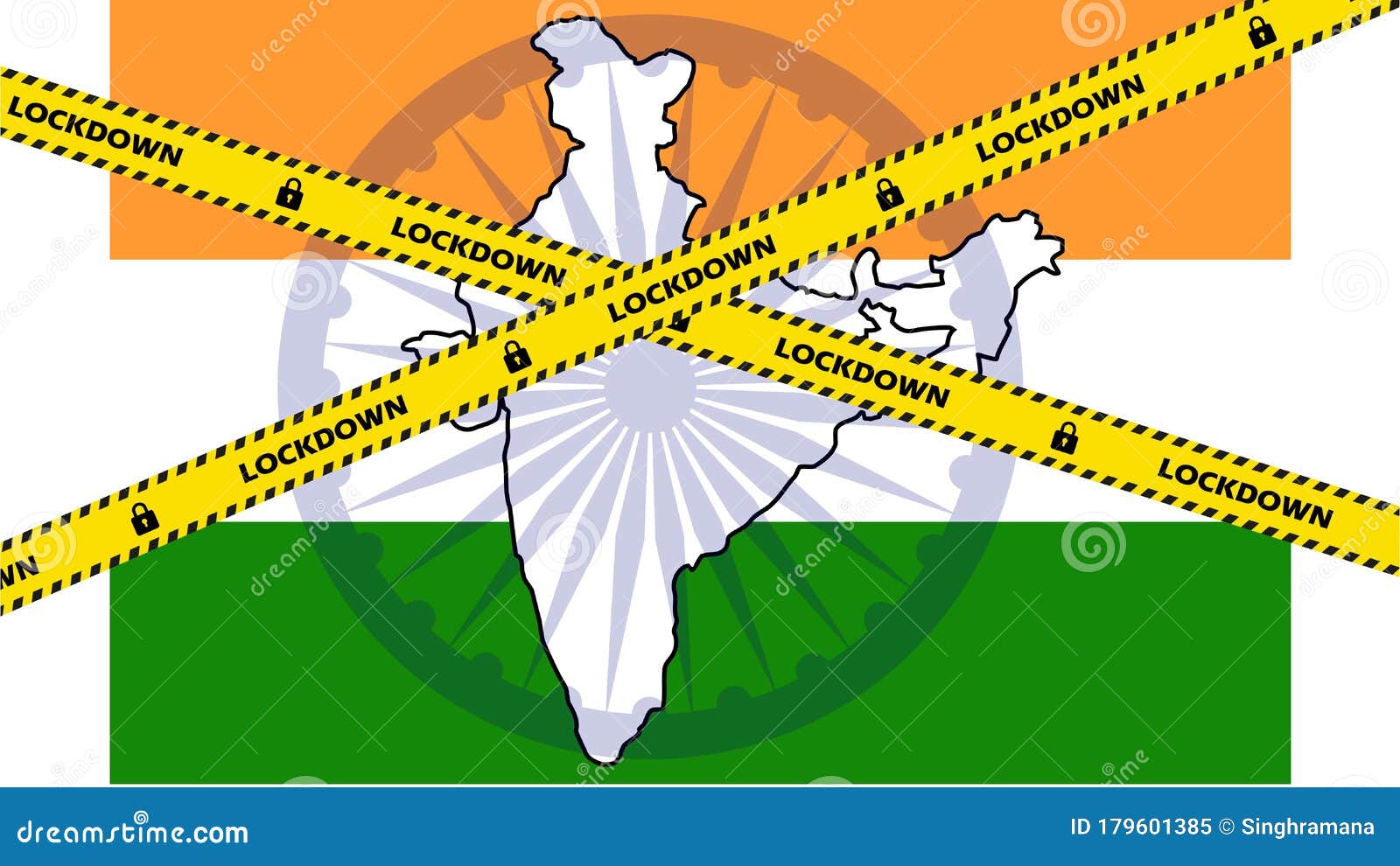 Easy To Use Illustration Vector Image of Indian Lockdown with Indian ...