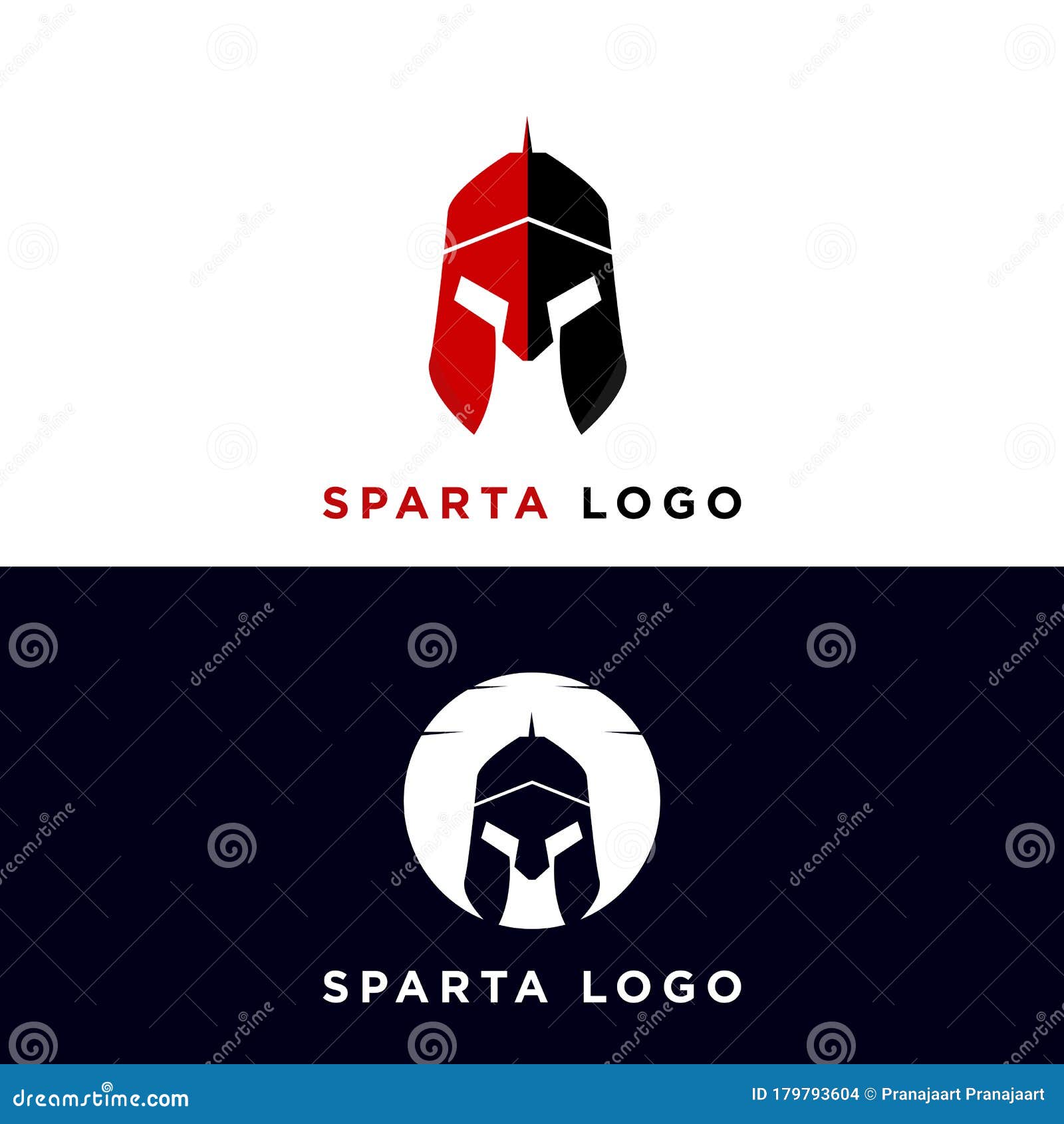 Icon Of Two Spartans With Spears And Shield. Cartoon Vector ...