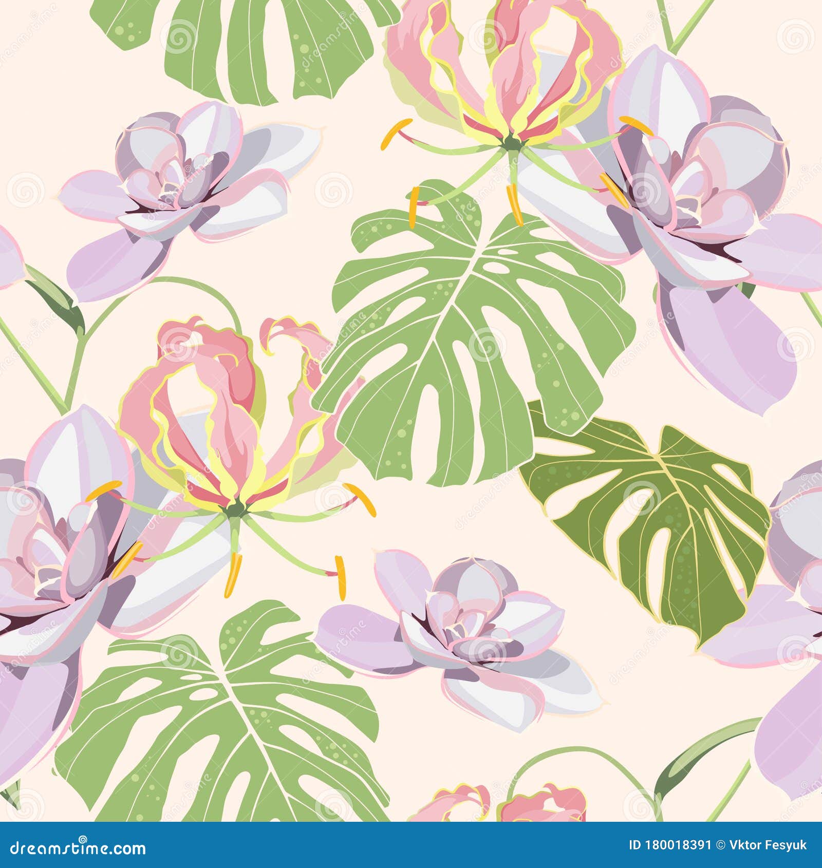 Beautiful Glory Bower Flowers Or Clerodendrum Chinense Flowers Vector ...