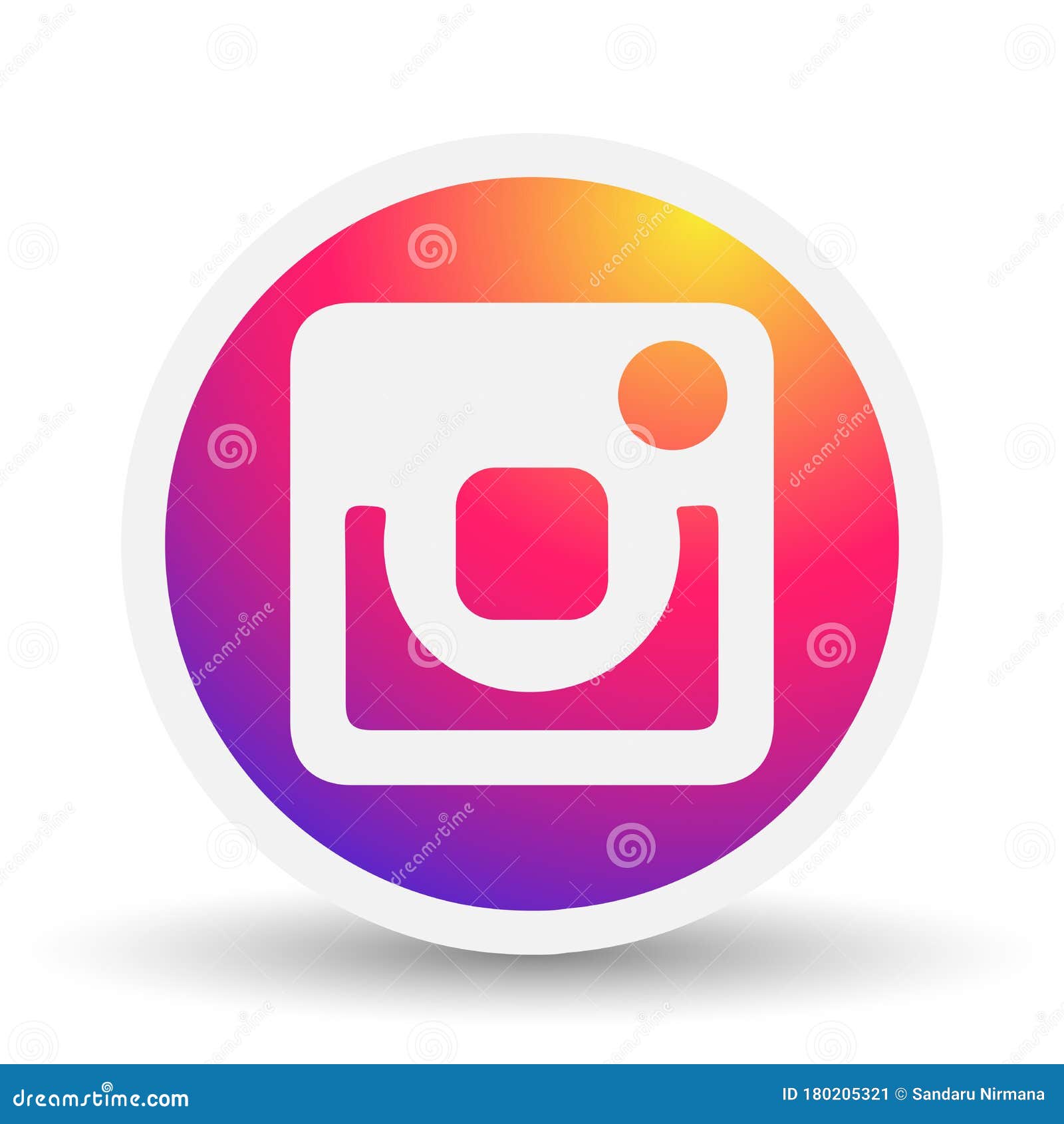 New Instagram Camera Logo Icon Vector with Modern Gradient Design ...