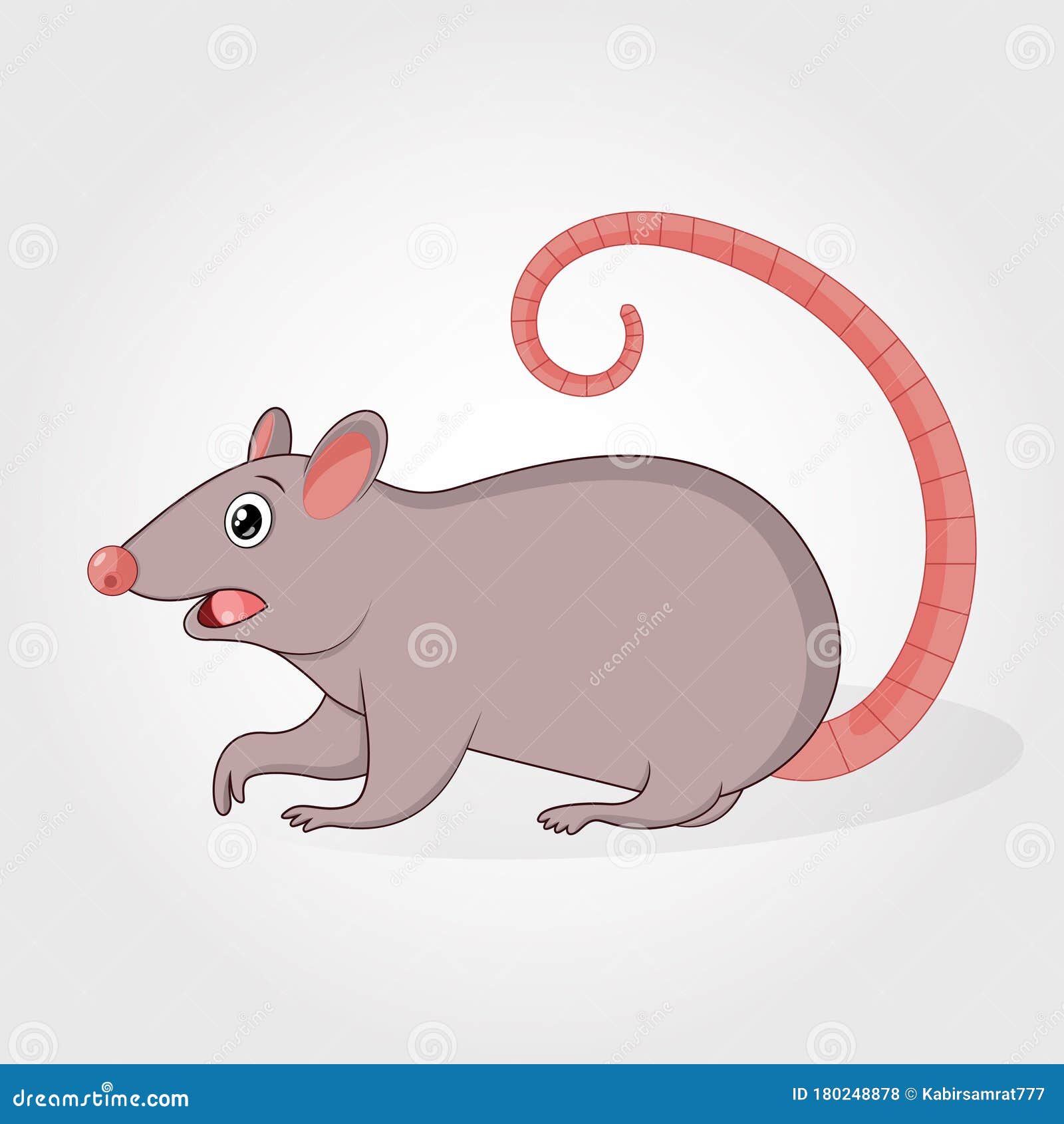 Cute Mouse Cartoon Rat Vector Stock Vector - Illustration of ...