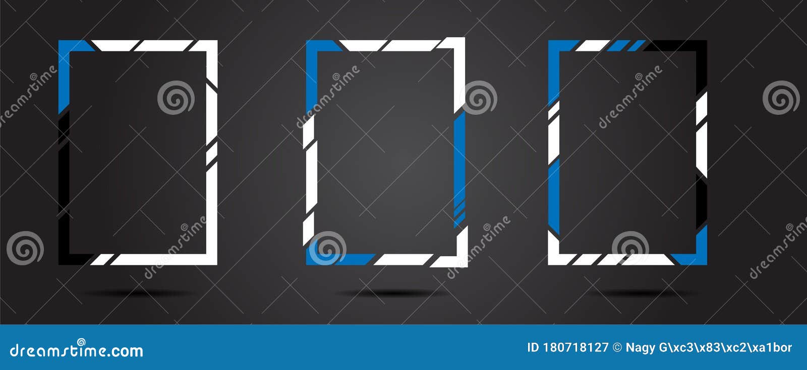 COLLECTION of MODERN FRAME. GRAPHIC ELEMENTS. USE TO BROCHURE, FLYER ...