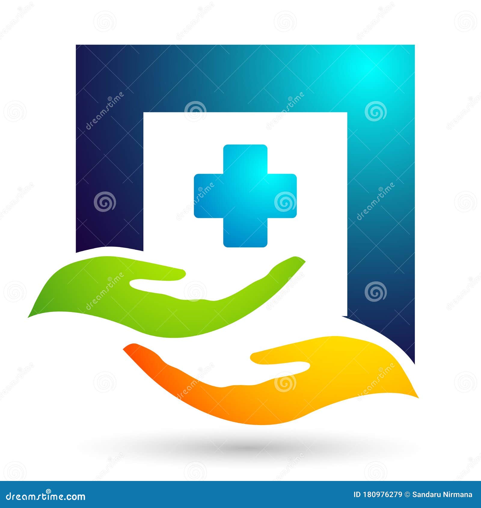 Helping Hands Medical Health Care Hands Logo Icon Vector Designs on ...