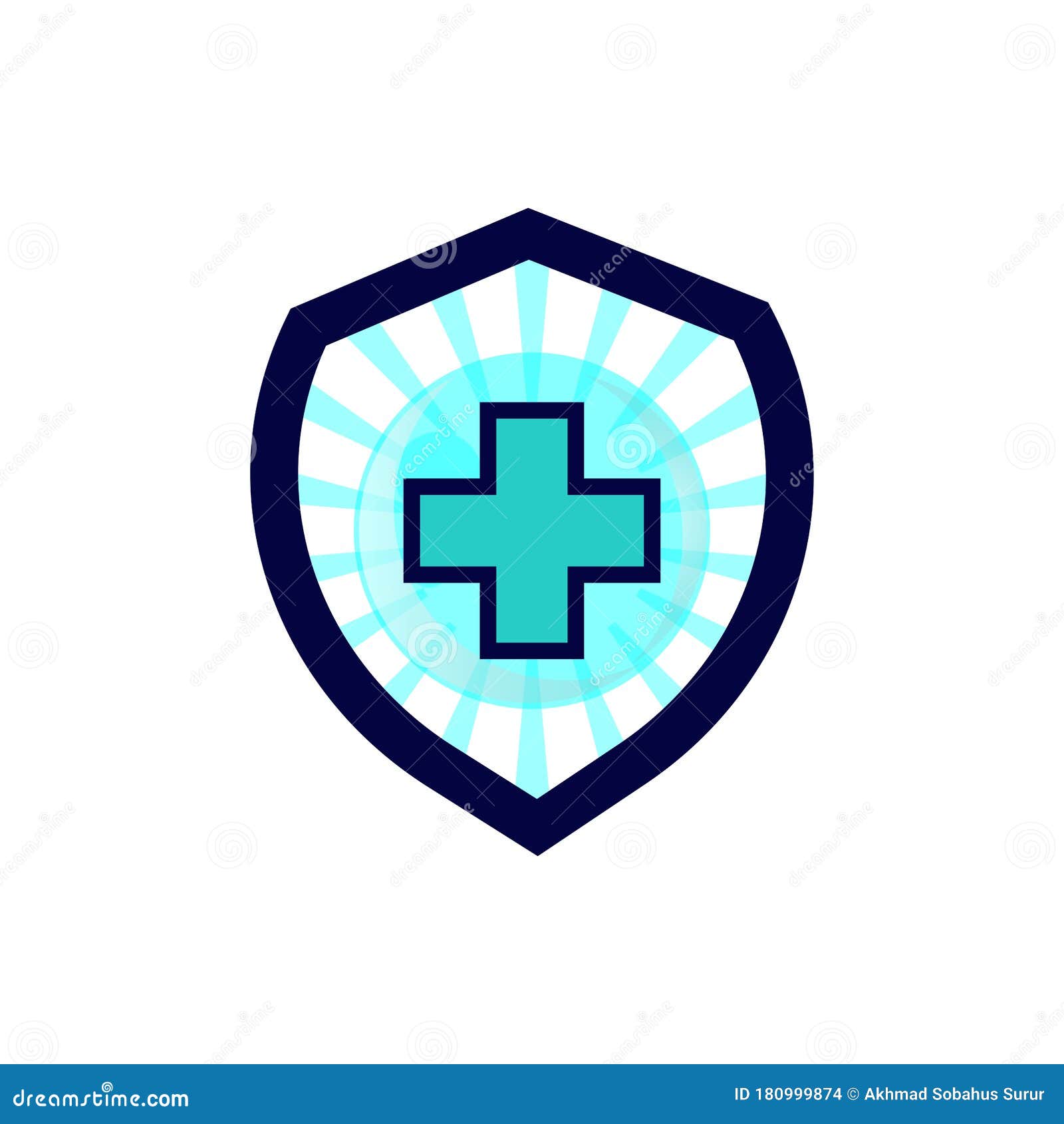 Medical Shield Icon Medical Protection Sign Stock Vector - Illustration ...
