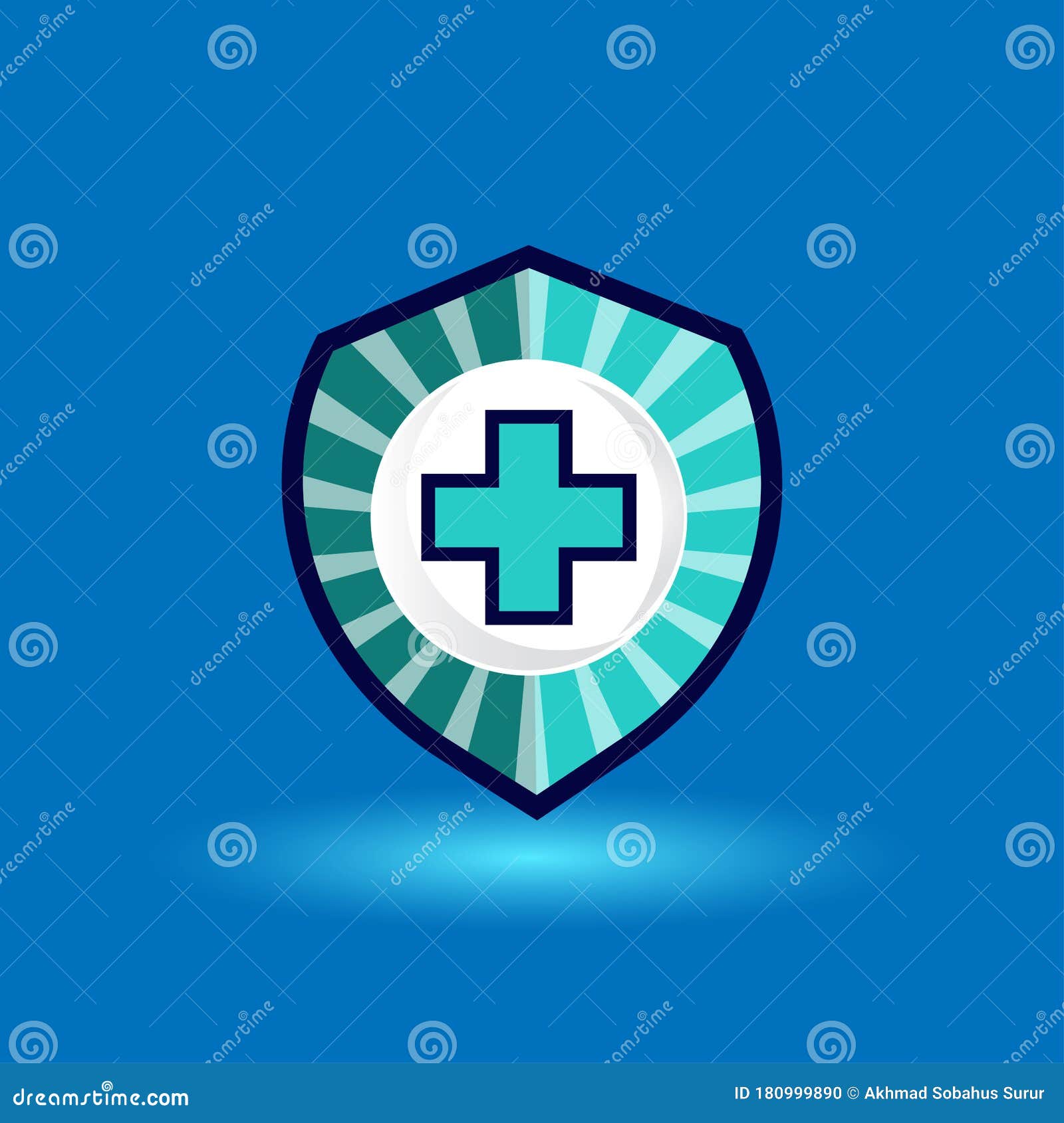 Medical Shield Icon Medical Protection Sign Stock Vector - Illustration ...