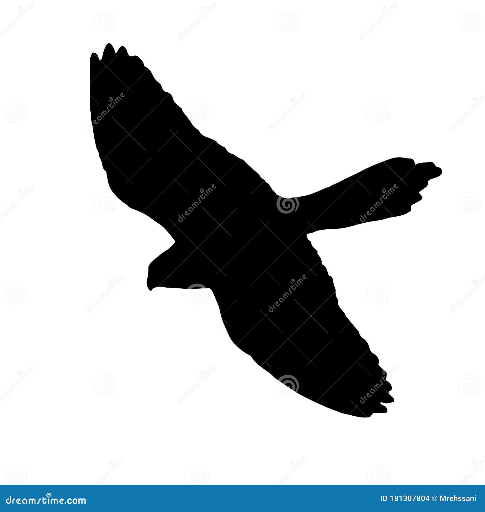 Kestrel Silhouette Logo Cartoon Vector | CartoonDealer.com #233074431