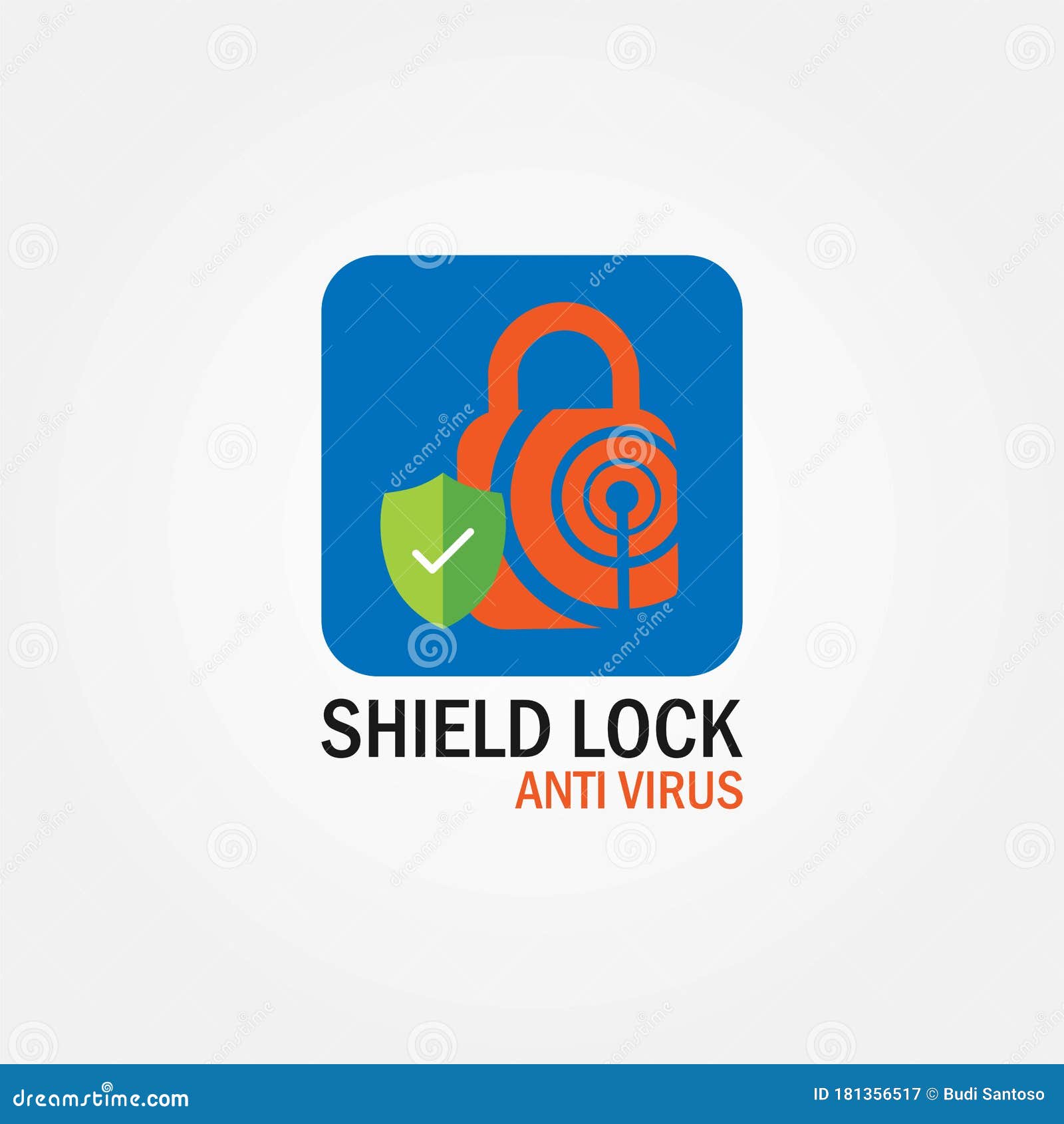 Security Shield Lock Logo Design, Anti-virus Protection Logo. Stock ...