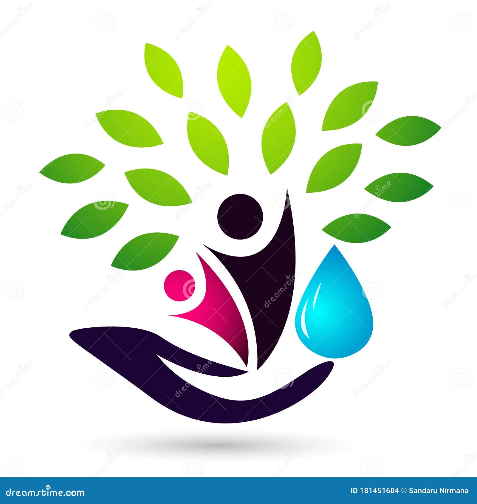 Tree Health,logo,nature,spa,sign,massage,icon,plant,symbol,yoga And ...