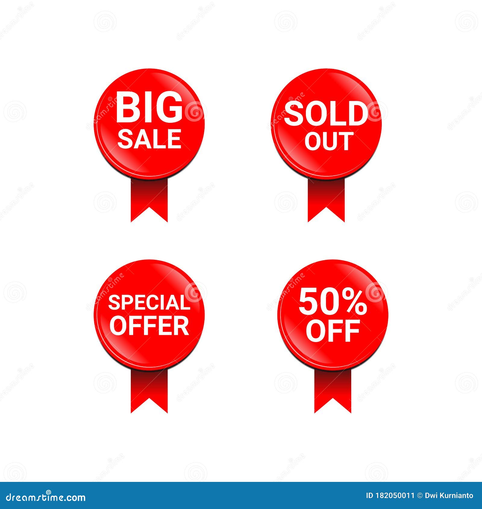 Vector Illustration of Sales Button and Sold Shiny Design Against Stock ...