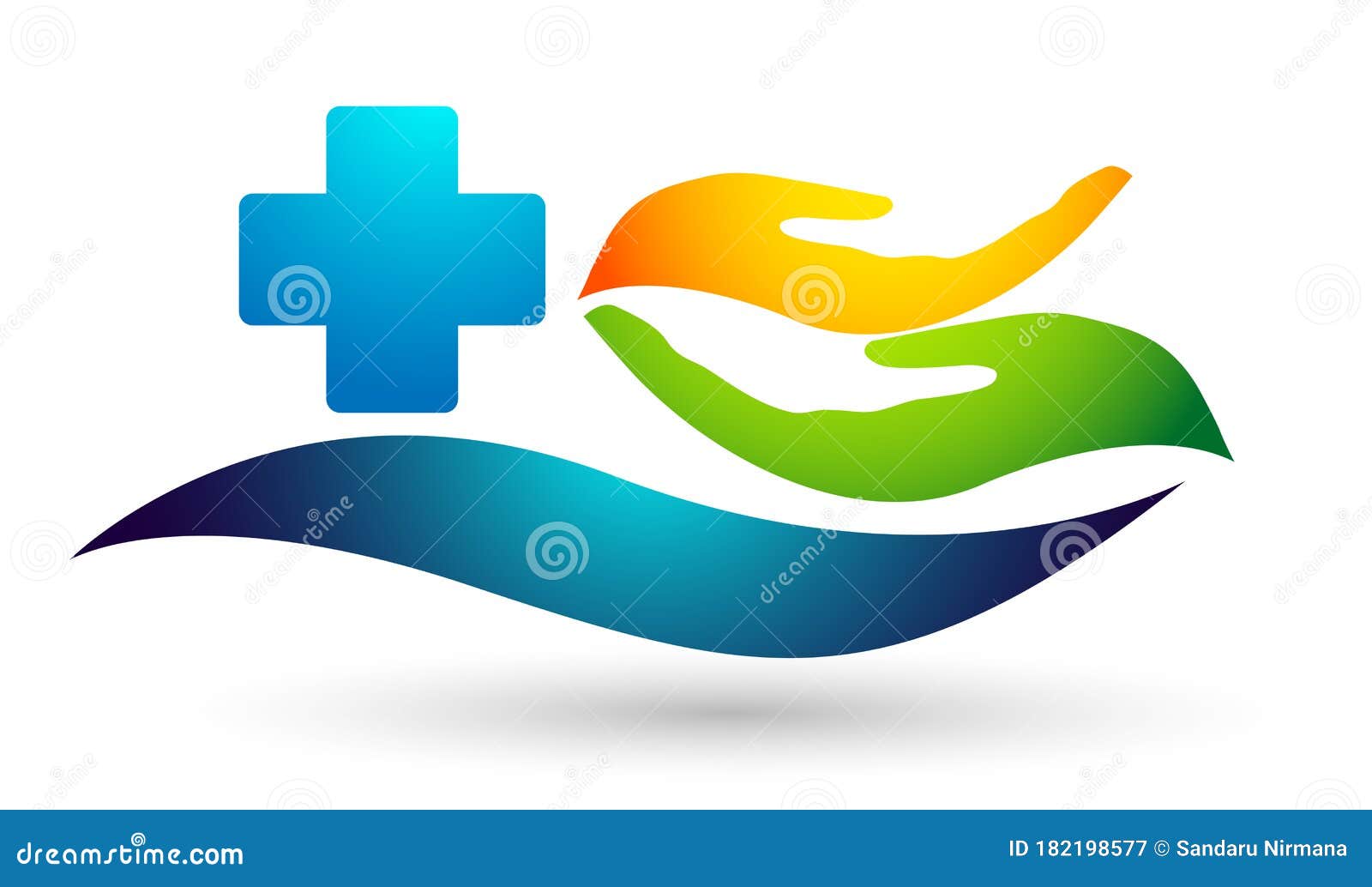 Helping Hands Medical Health Care Hands Donation Logo Icon Vector ...