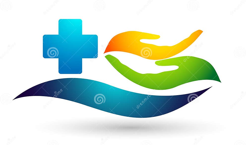 Helping Hands Medical Health Care Hands Donation Logo Icon Vector ...