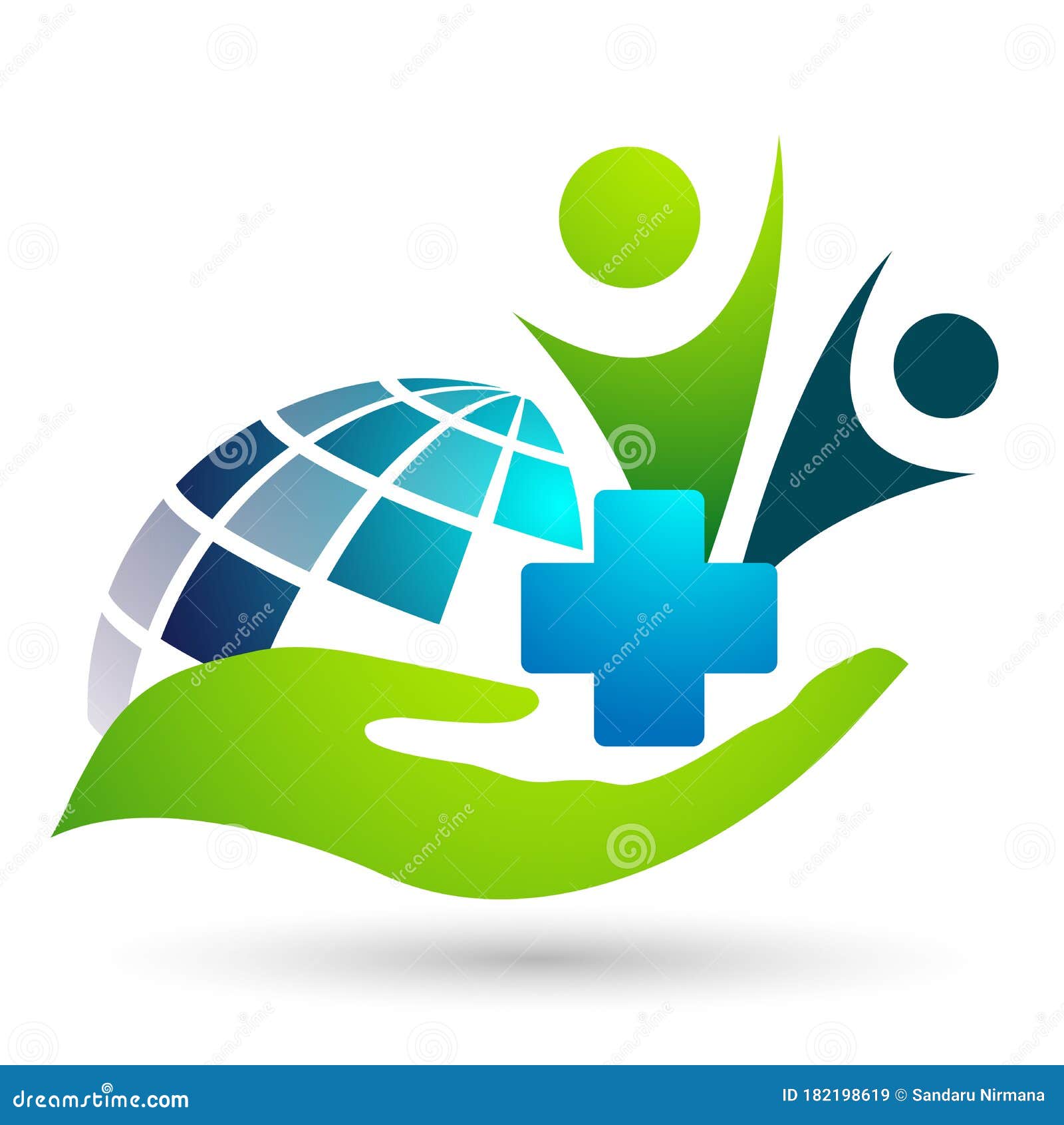 People Family Medical Cross Care Logo Icon Happiness Health Together ...