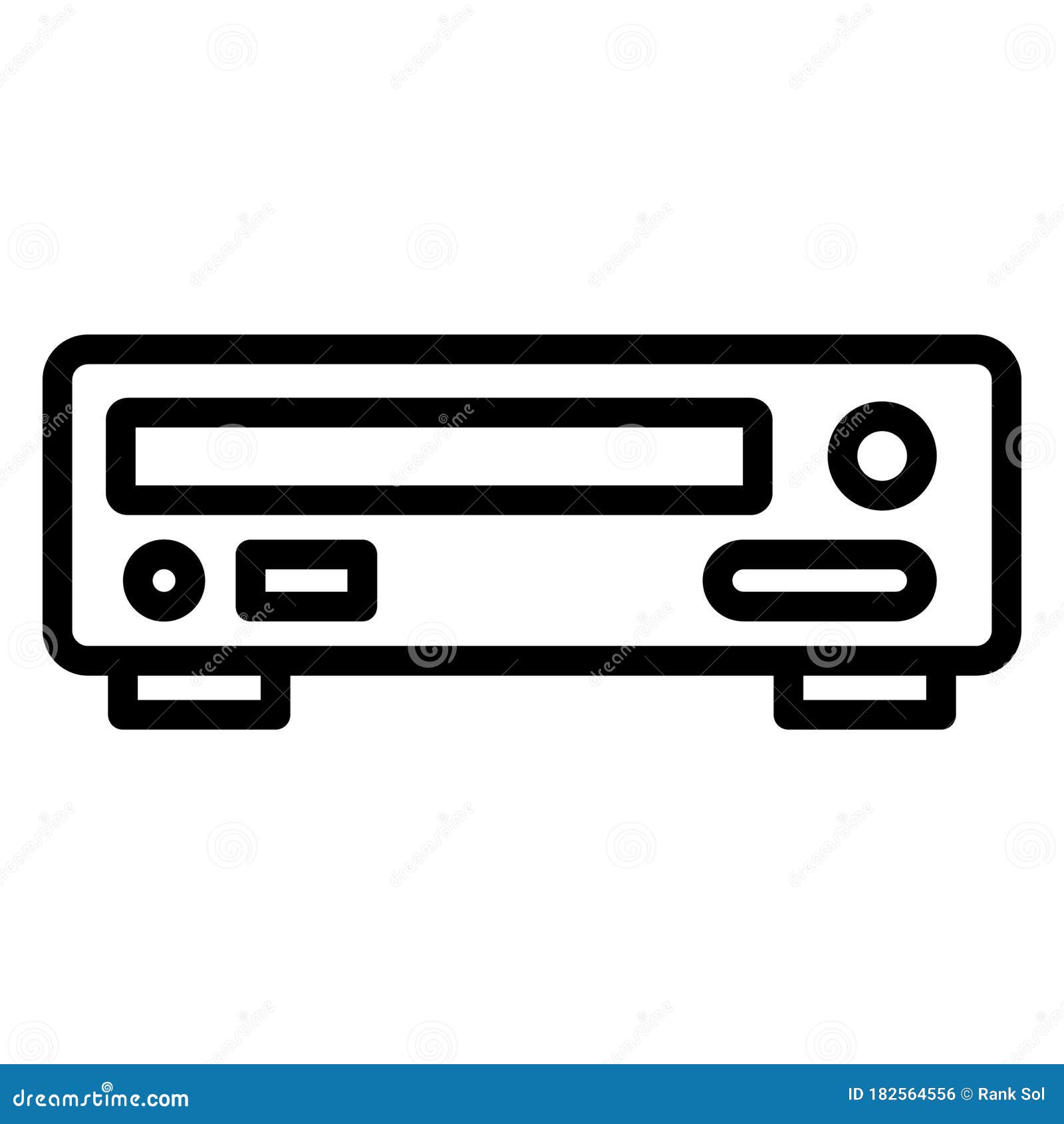 Cd Rom, Disk Rom Line Style Vector Icon Which Can Easily Modify or Edit ...