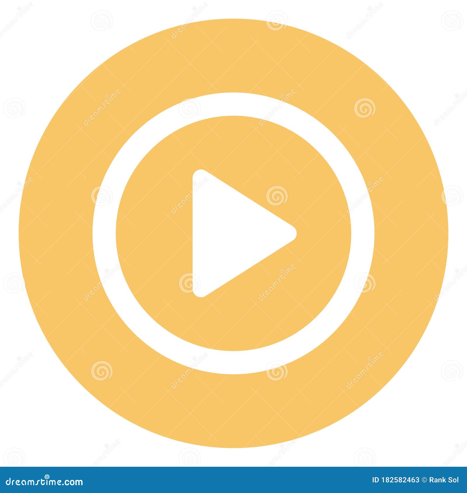 Media Button, Media Option Line Style Vector Icon Which Can Easily ...