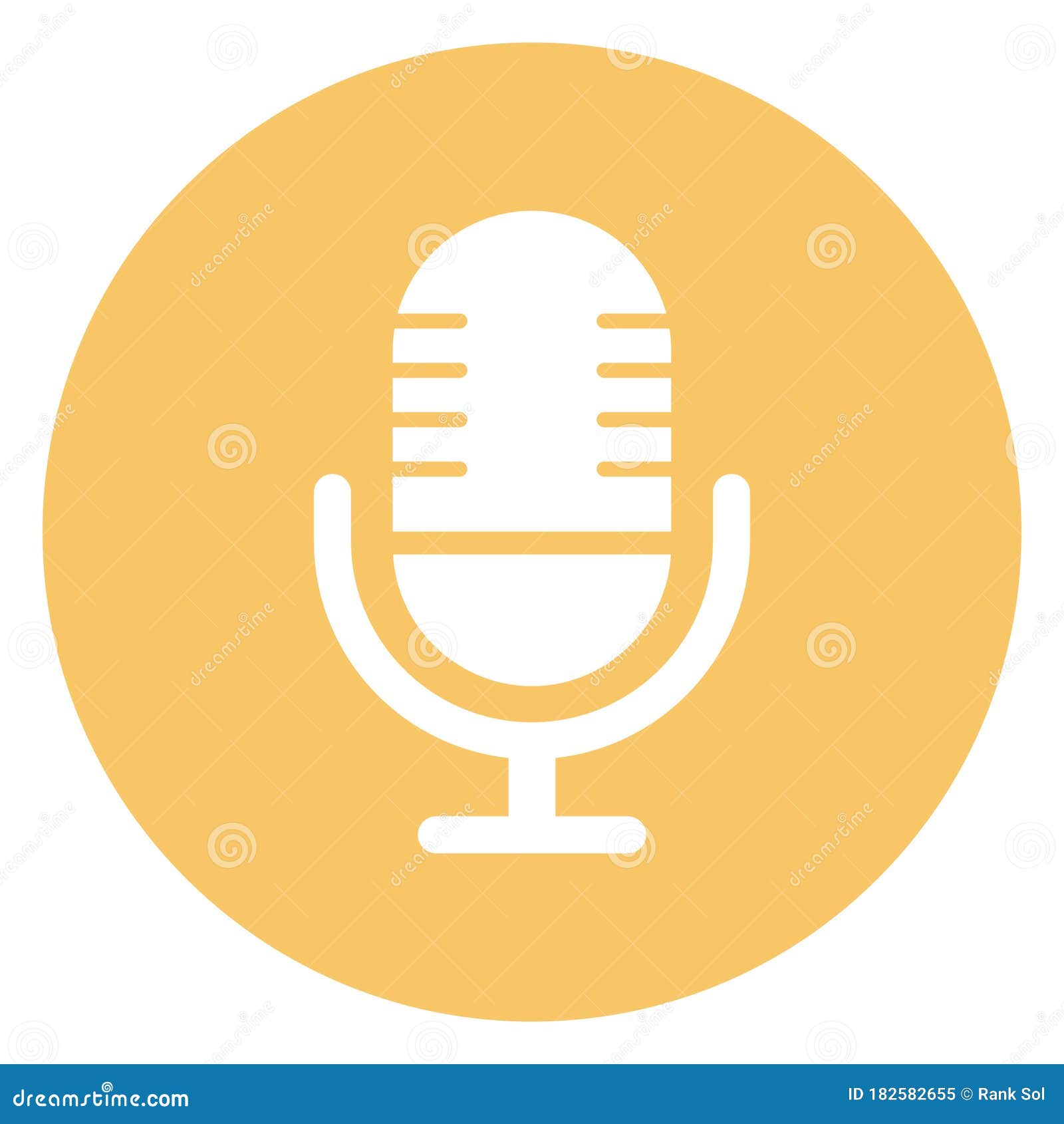 Electronic Mic, Input Device Line Style Vector Icon Which Can Easily ...