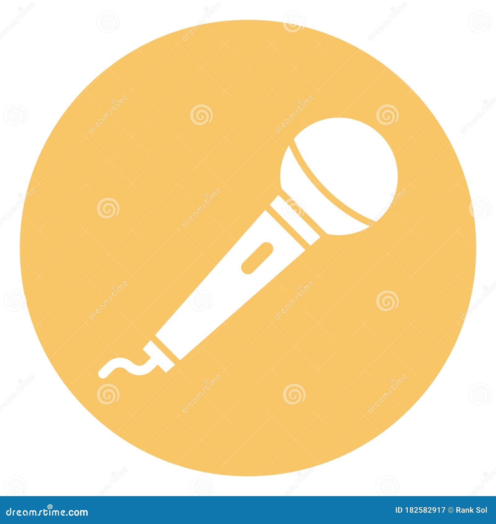Electronic Mic, Input Device Line Style Vector Icon Which Can Easily ...