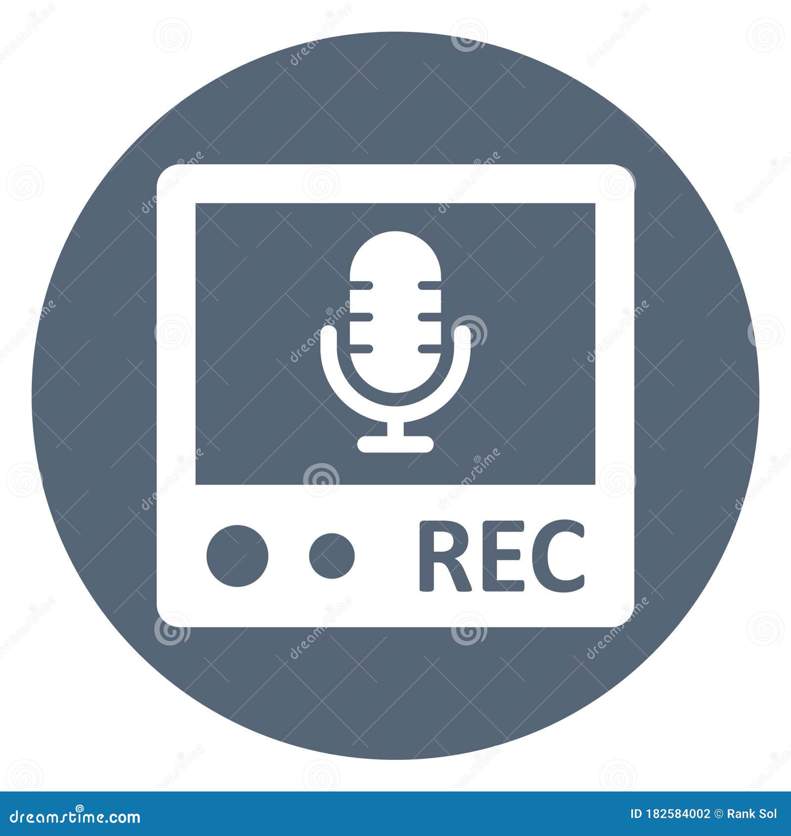 Call Recorder Icon / Logo. Art Illustration | CartoonDealer.com #139867494