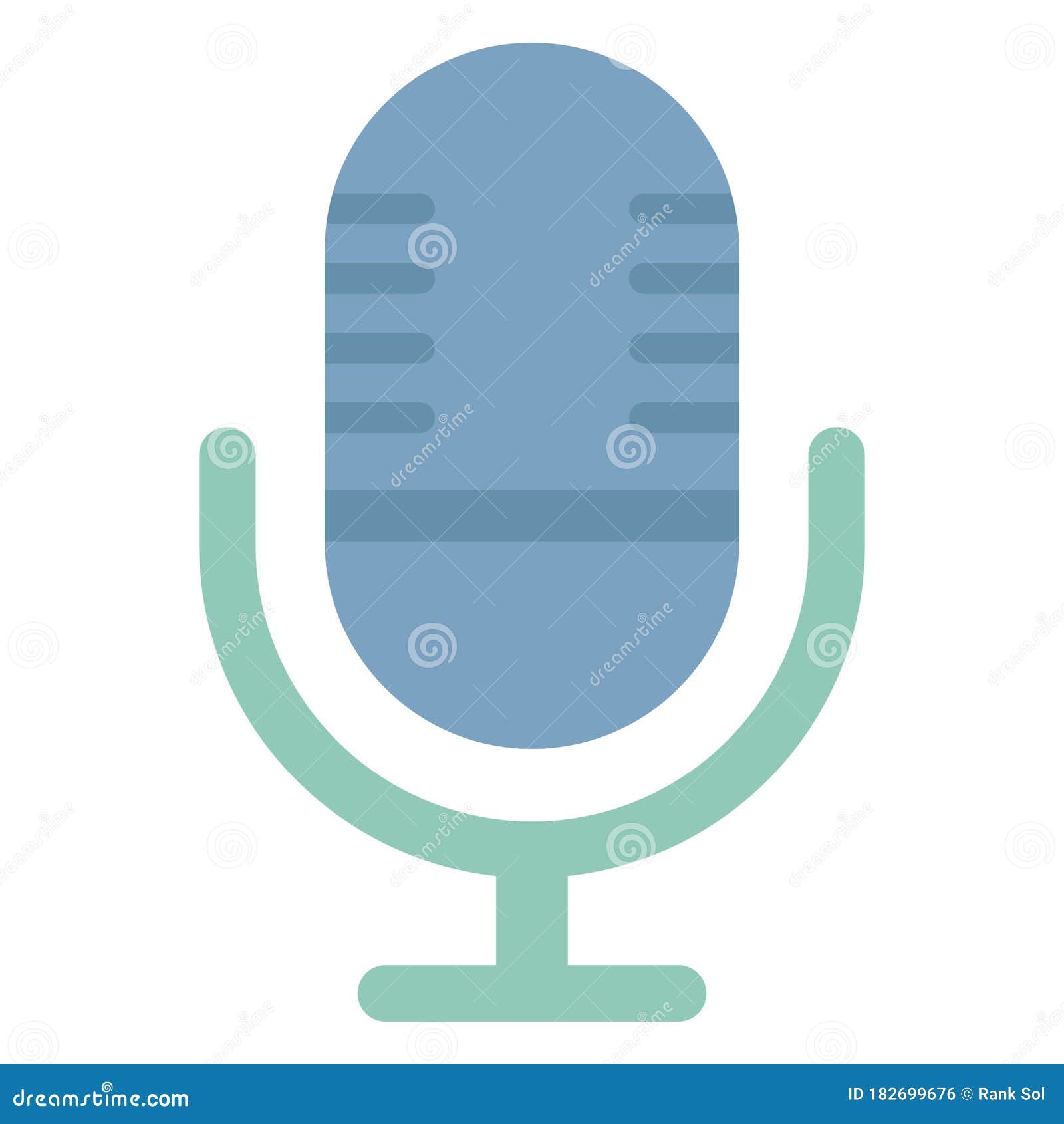Electronic Mic, Input Device Line Style Vector Icon Which Can Easily ...