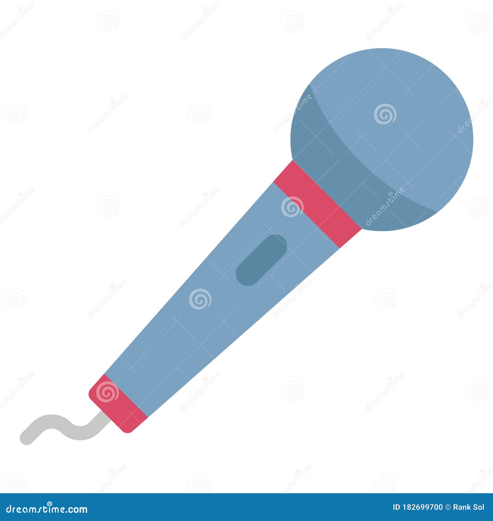 Electronic Mic, Input Device Line Style Vector Icon Which Can Easily ...