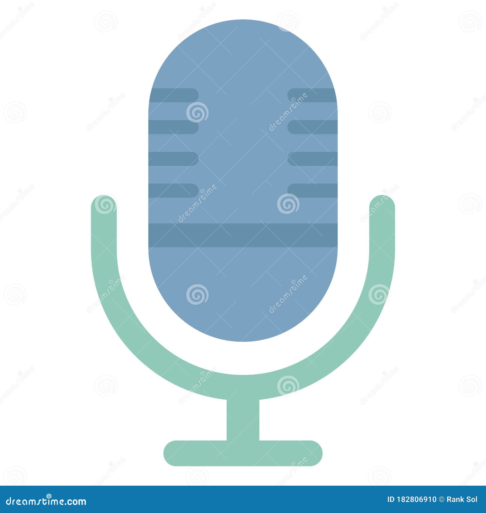 Electronic Mic, Input Device Line Style Vector Icon Which Can Easily ...