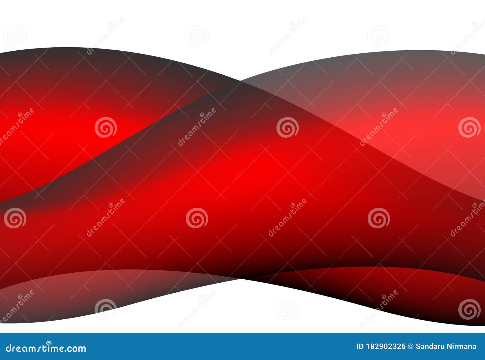 Red Vector Template Abstract Background with Curves Lines for Flyer ...