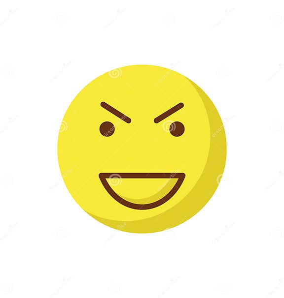 Happy, Nodding Color Vector Icon Which Can Easily Modify or Edit Stock ...
