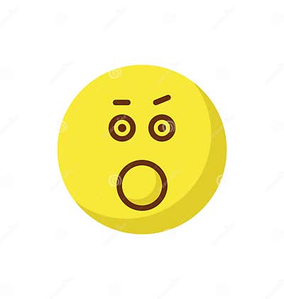Bemused Face, Gaze Emoticon Color Vector Icon Which Can Edit Easily ...