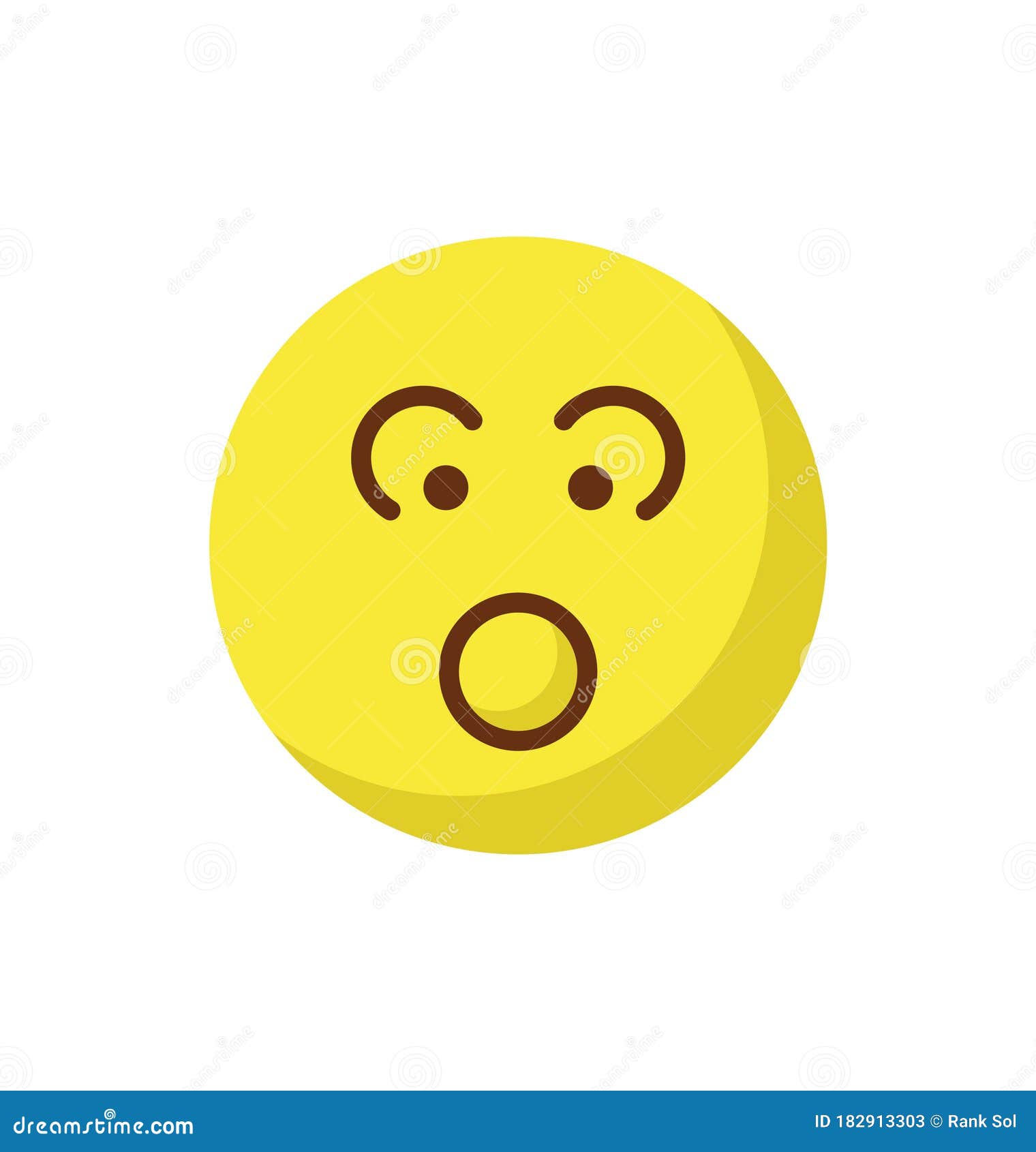 Baffled Emoticon, Stare Emoticon Color Vector Icon Which Can Edit ...