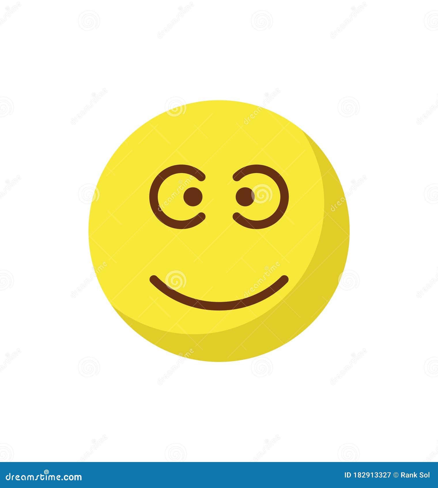 Gaze Emoticon, Stare Emoticon Color Vector Icon Which Can Edit Easily ...