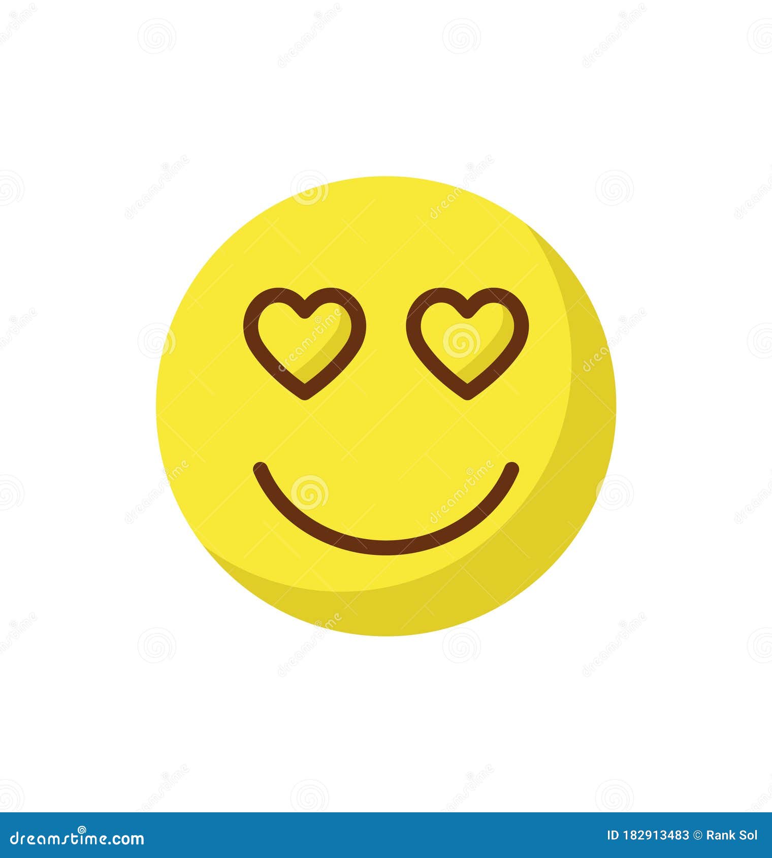 Heart Eye, Adoring Color Vector Icon Which Can Edit Easily Stock Vector ...