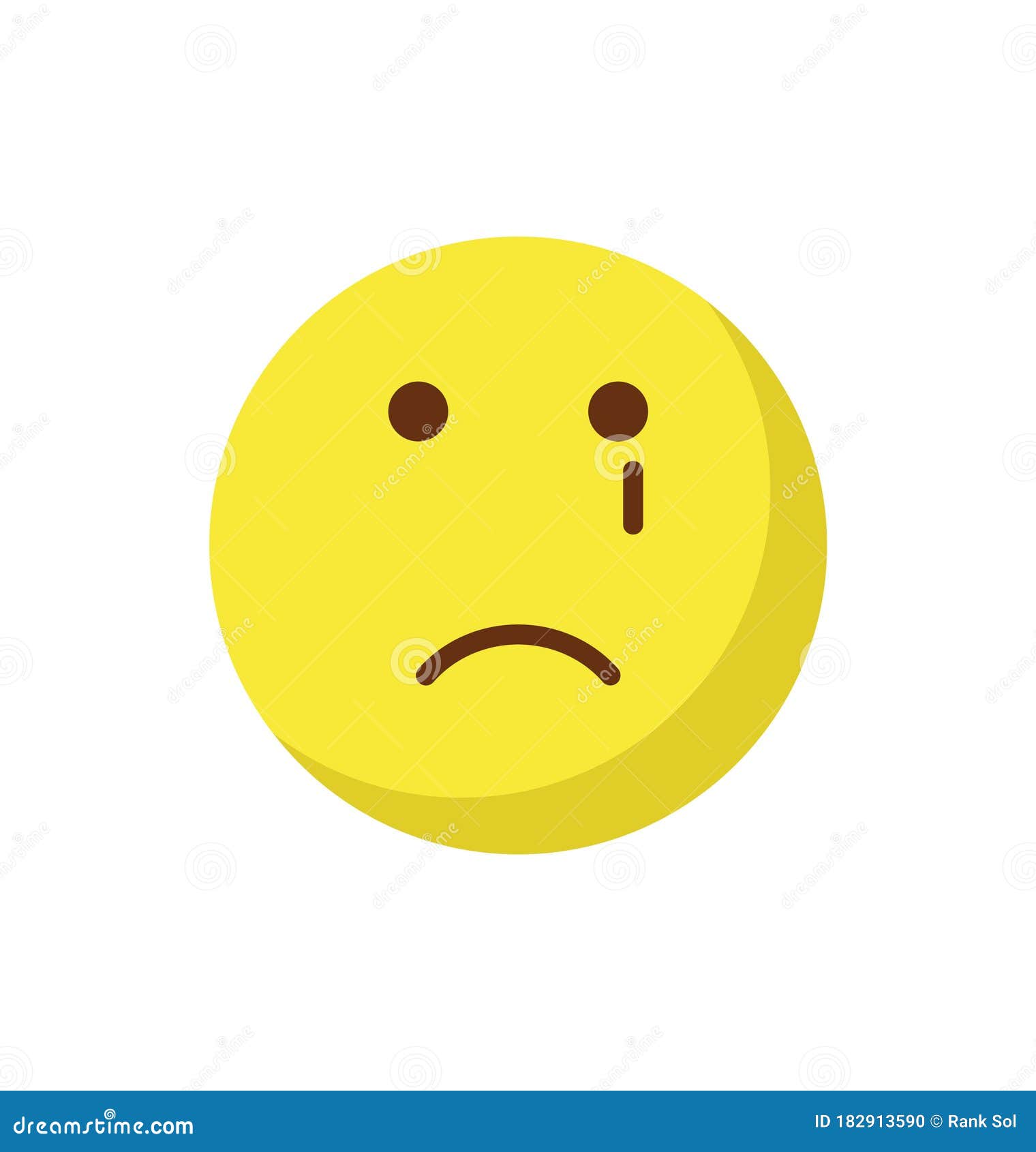 Weeping, Crying Color Vector Icon Which Can Edit Easily Stock Vector ...