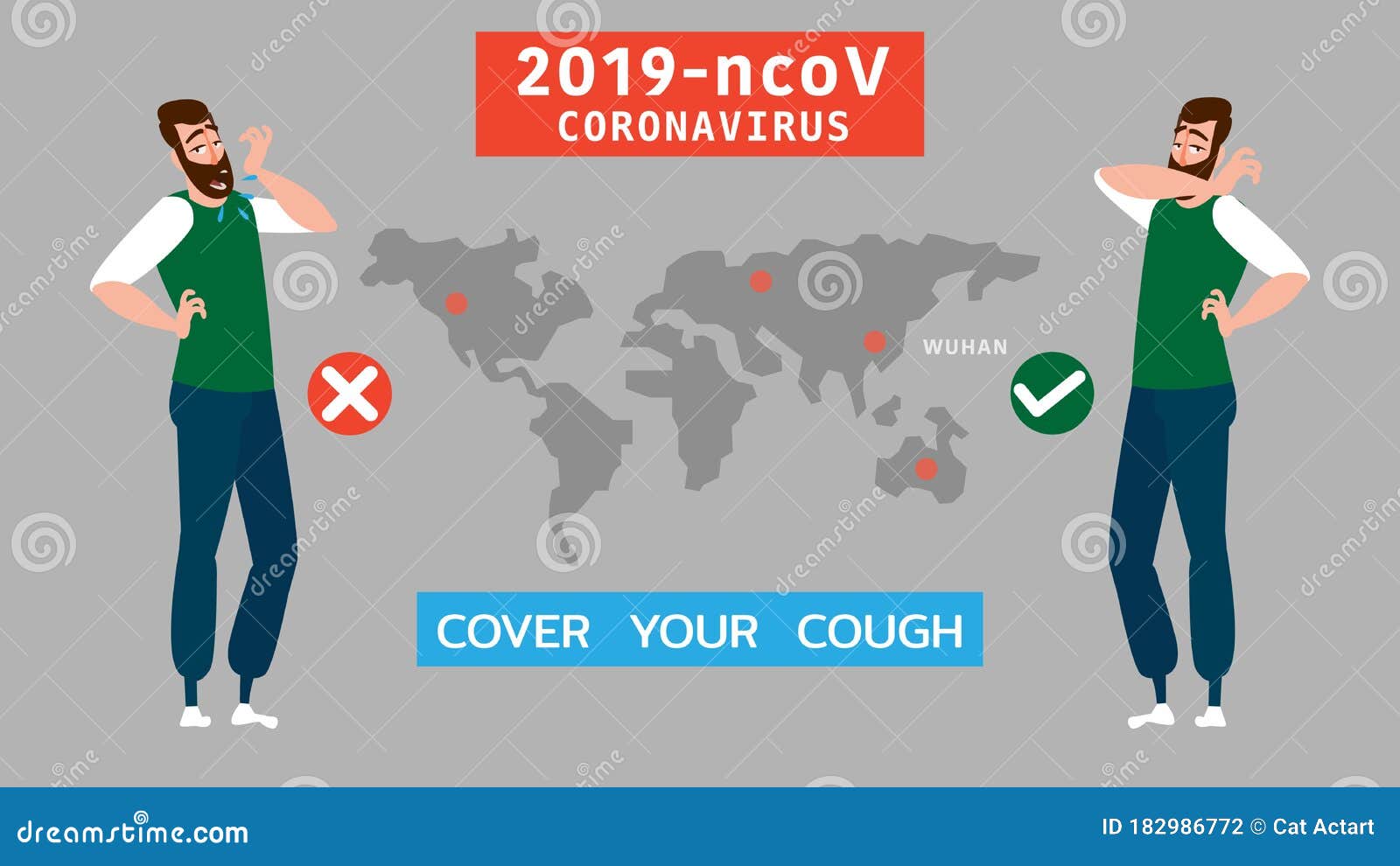 How To Protect Yourself from an Epidemic Stock Vector - Illustration of ...