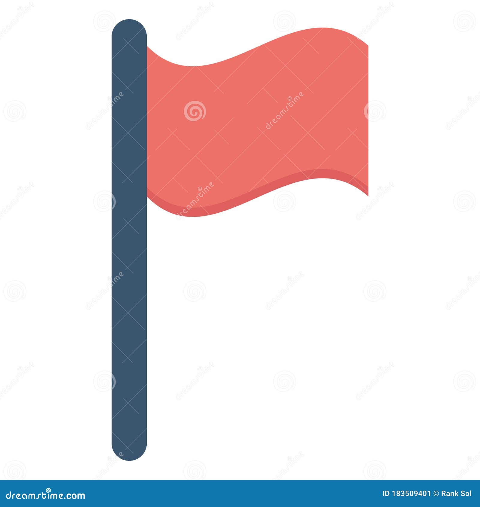 Flag Color Vector Icon Which Can Easily Modify or Edit Icon Stock ...